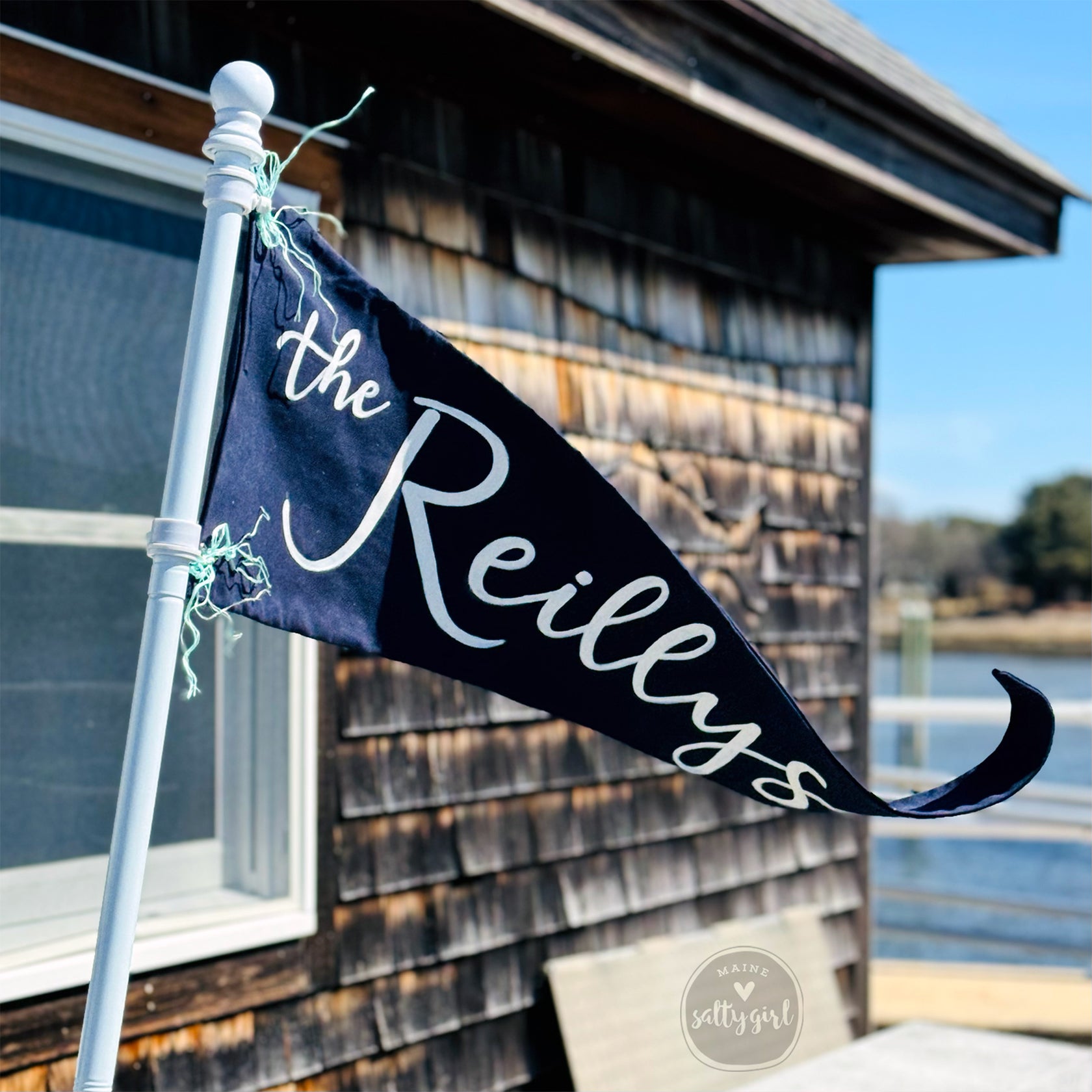 Personalized Wedding Pennant Flag – Custom 13"x36" Banner for Wedding ...