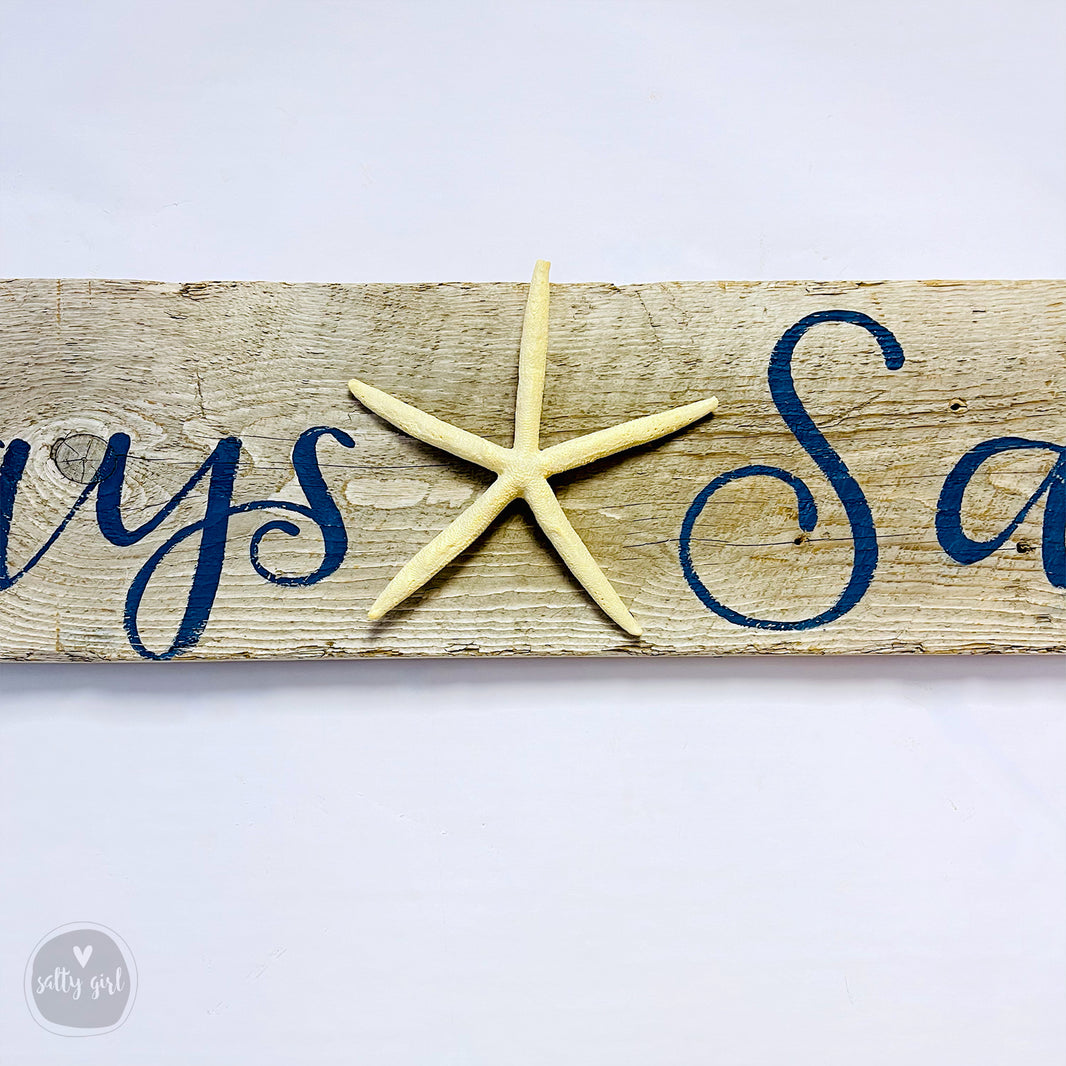 Custom Driftwood Signs – Maine Salty Girl