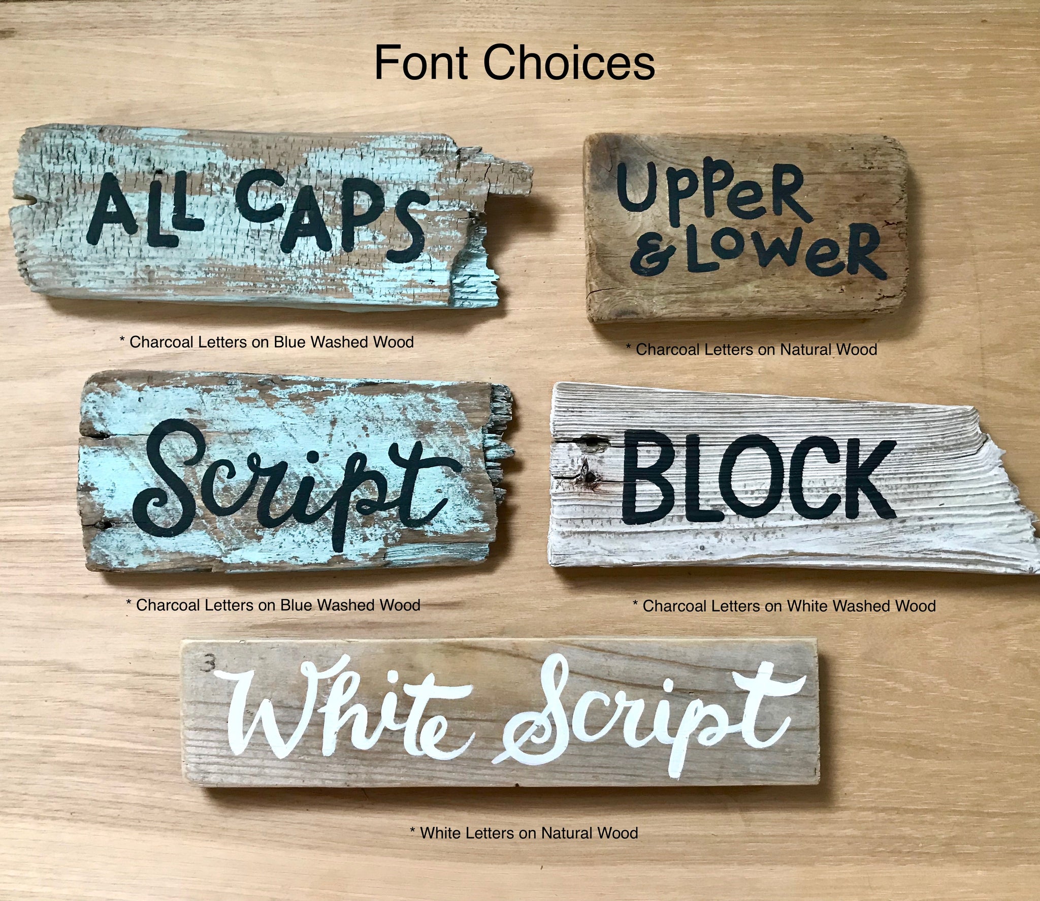 Oversized Custom Driftwood Sign with Rope Hanger - 3 - 4 Foot Personal ...