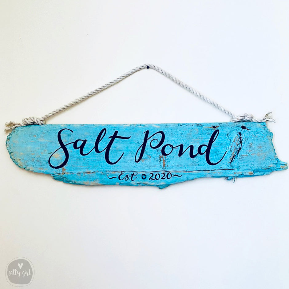 Custom Driftwood Signs – Maine Salty Girl