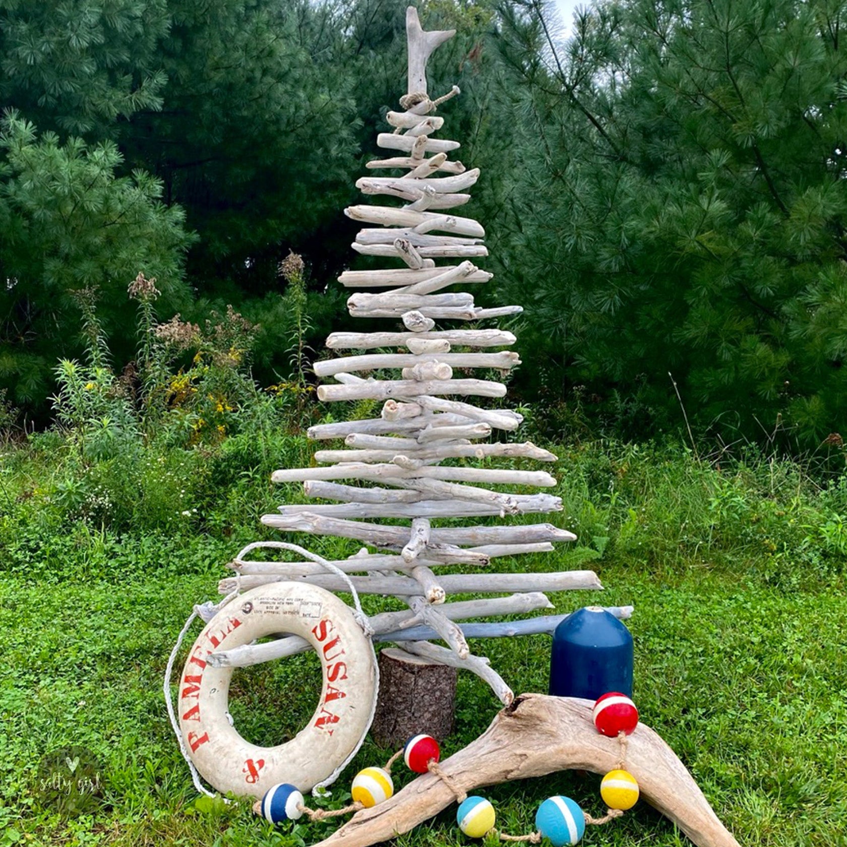 Driftwood Christmas Tree 6 Foot – Maine Salty Girl
