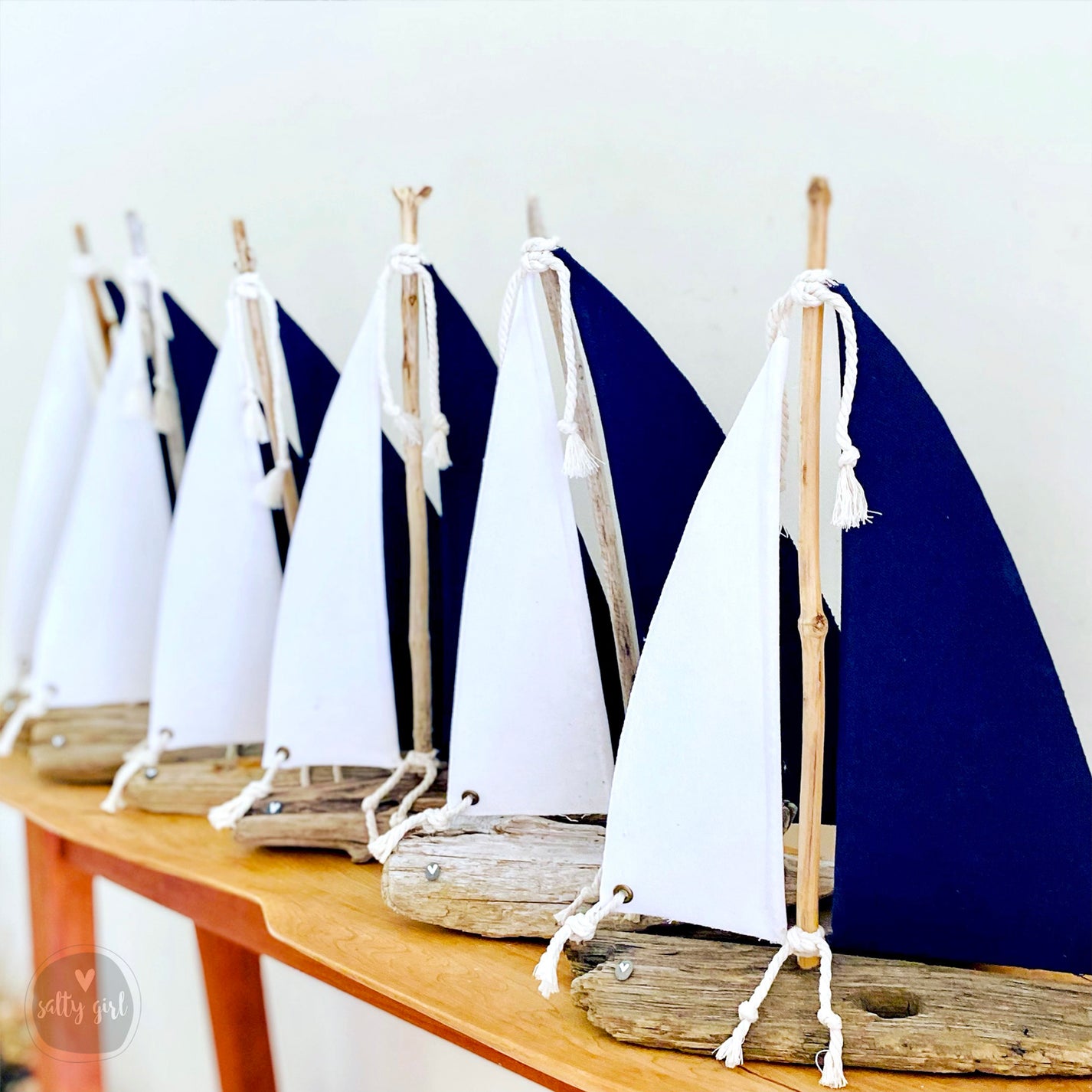 Driftwood Sailboats 16" - 6 Sailboat Event Centerpieces – Maine Salty Girl